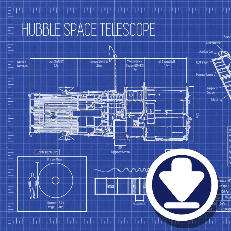 Hubble Print - Etsy