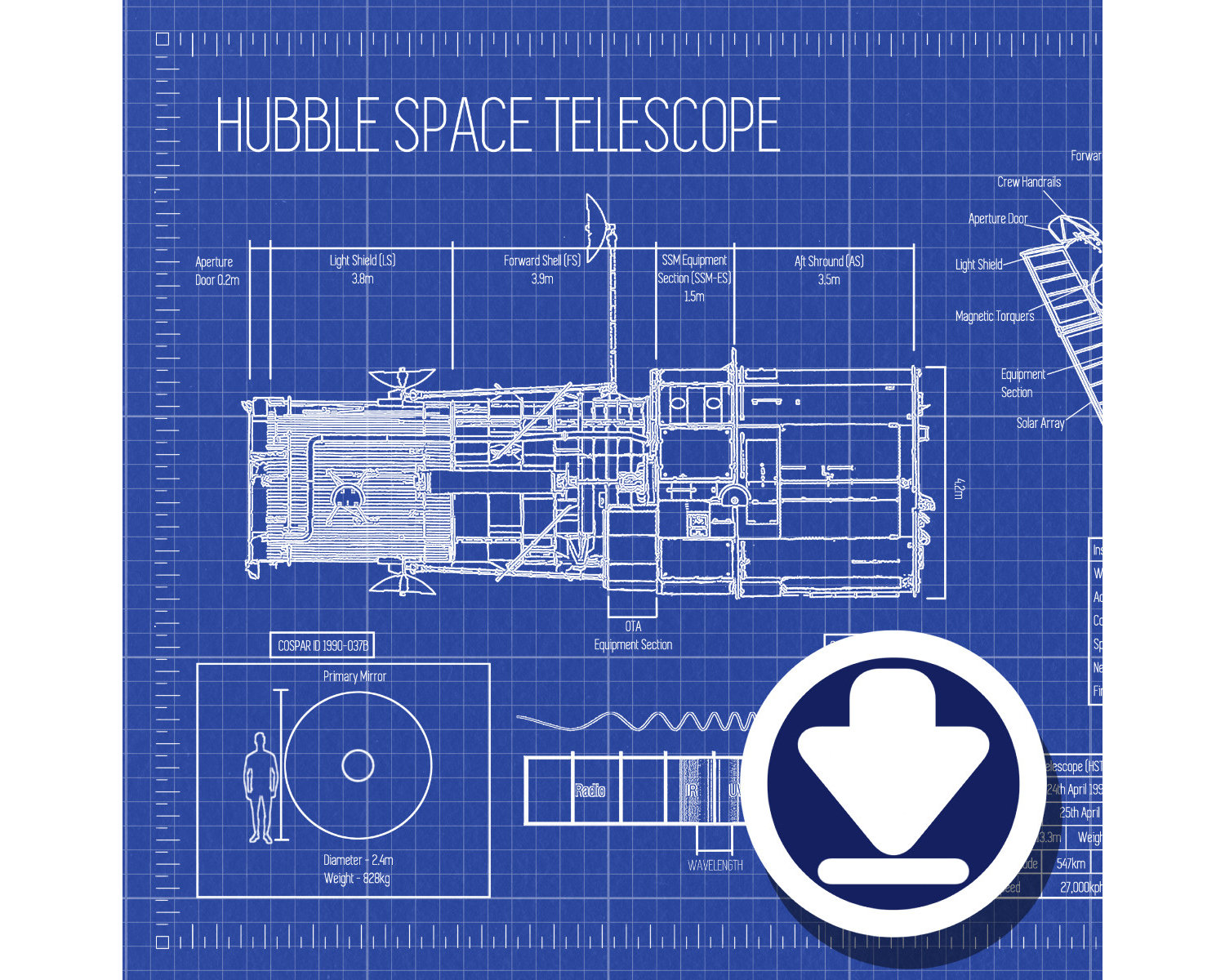 Hubble Telescope Design Draft