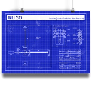 LIGO Lab Blueprint Digital File Instant Download Print at Home Desktop ...