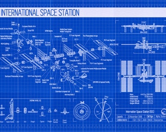 Mir Space Station Blueprint