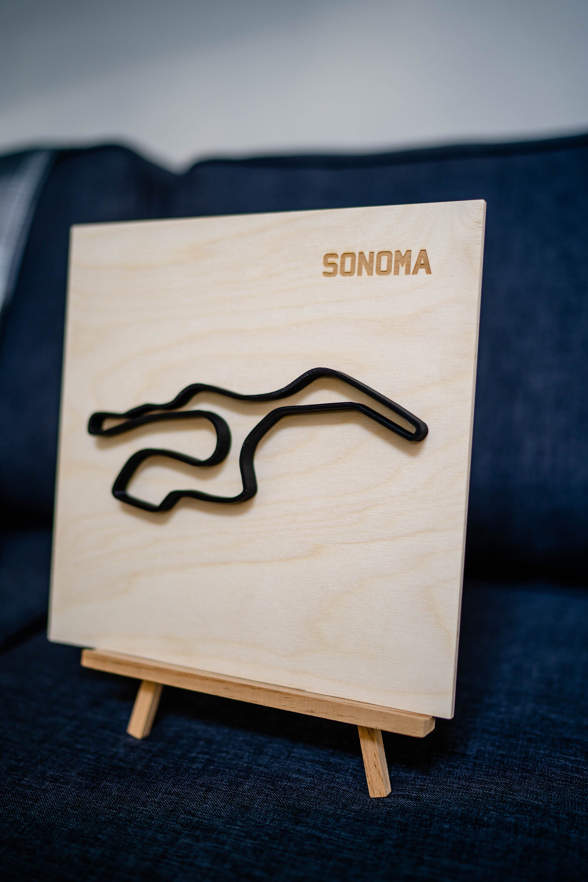 Sonoma Race Track Wall Decor Art Car Gift for Him Car | Etsy