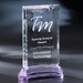Blue Crystal Double Take Recognition Award Custom Engraved and ...