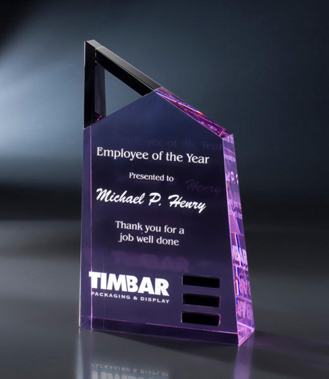 Purple Crystal Technique Recognition Award 6w X - Etsy