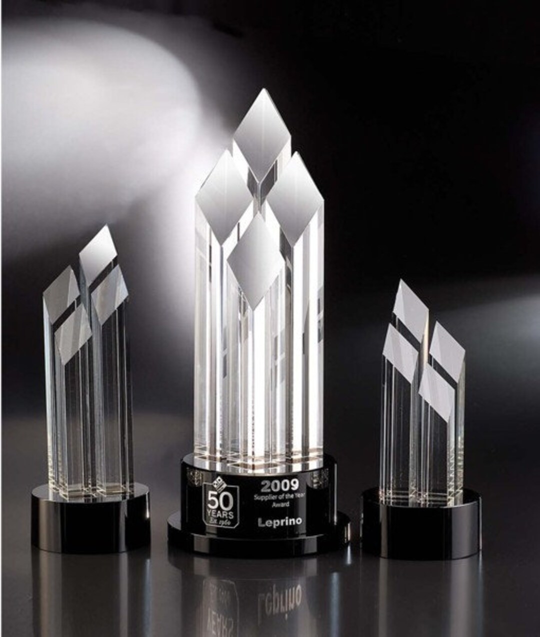 Crystal Pinnacle Recognition Award Custom Engraved and Personalized - Etsy