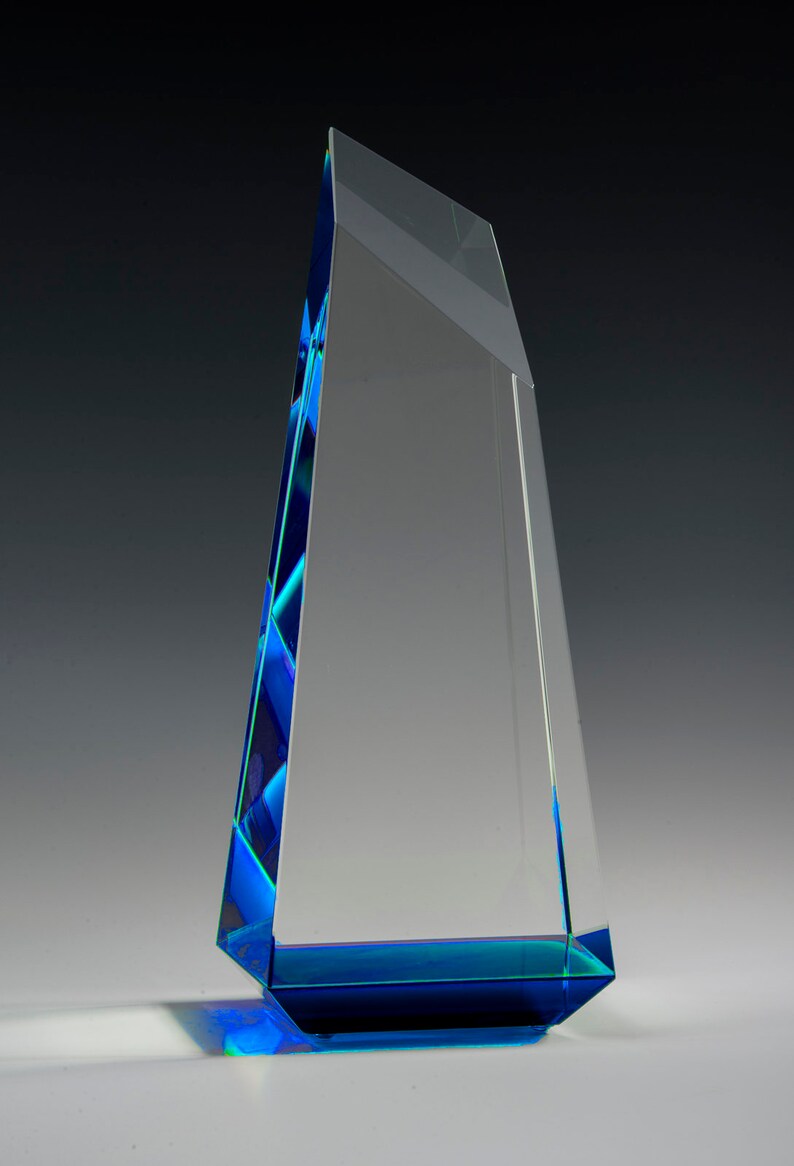 Crystal Lumen Recognition Award 3 1/2"w X 9"h by Nik Meller Engraved ...