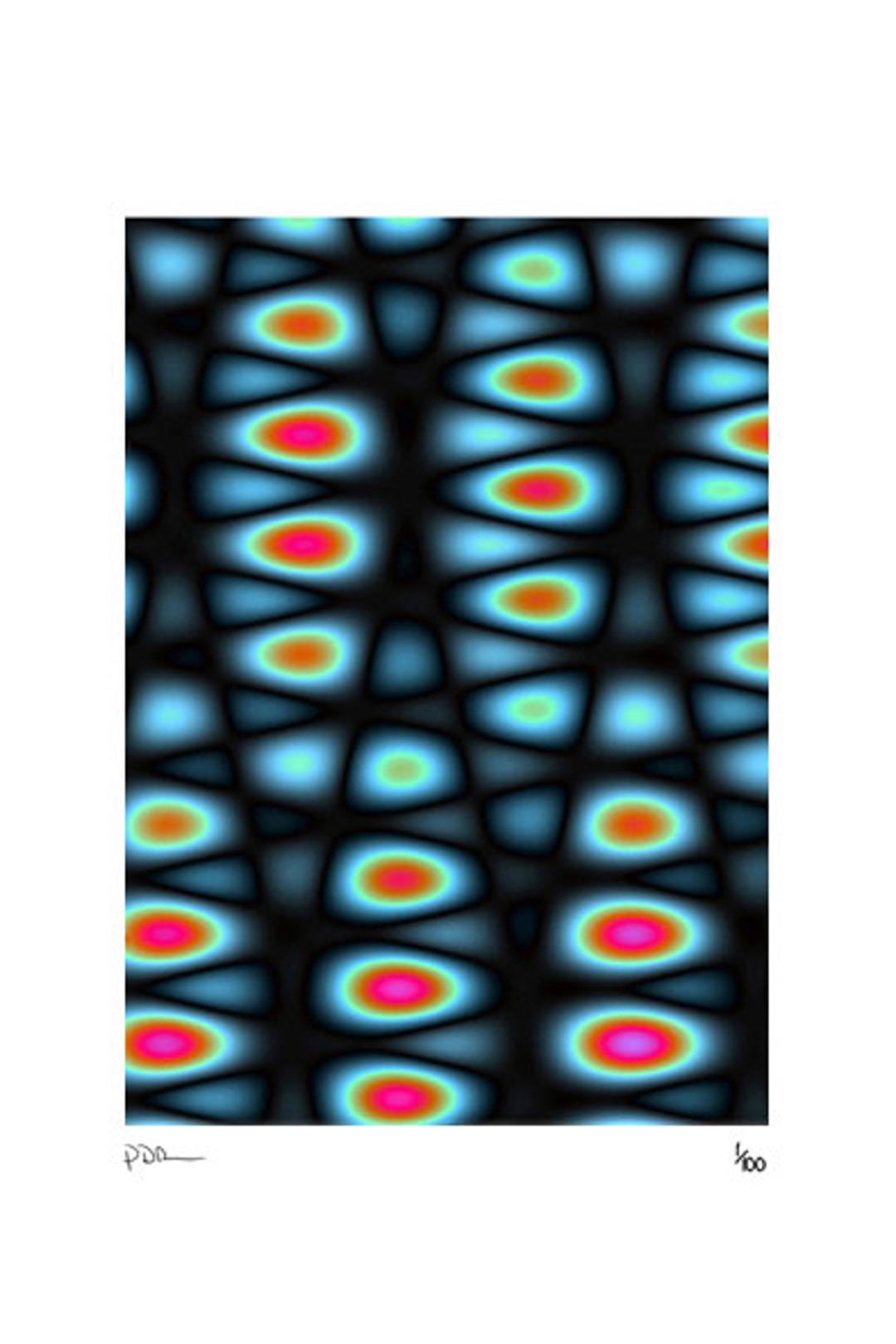 Modern Sine 1 Abstract Epson Ultrachrome Print on Archivel Matte Paper ...