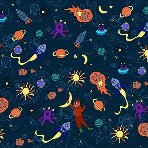 Outer Space Clipart, Astronaut Clipart, Planet, UFO, Spaceship, Rocket ...
