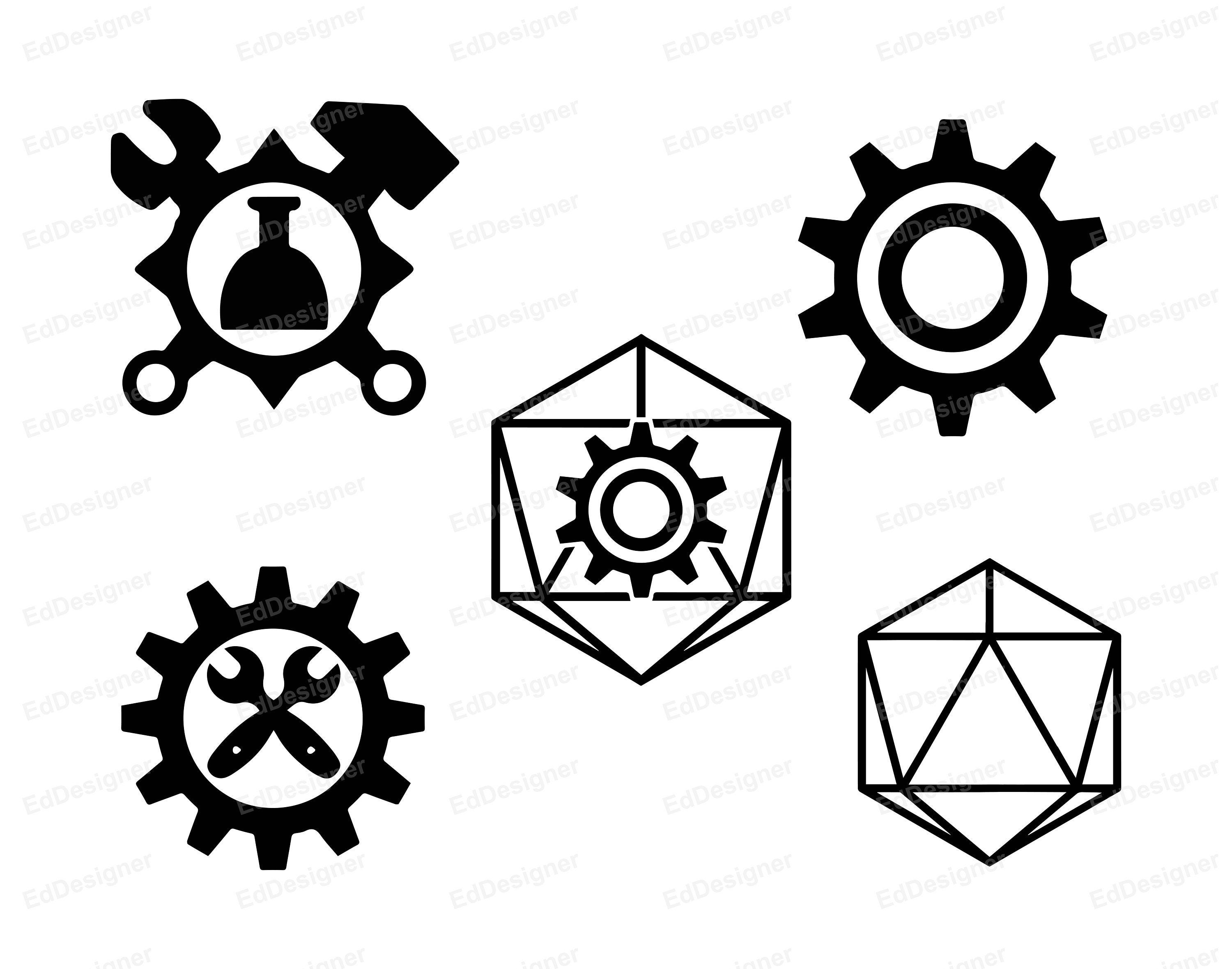 Artificer Symbol, Dnd Classes D20, Dungeons & Dragons Vector, Dungeon ...