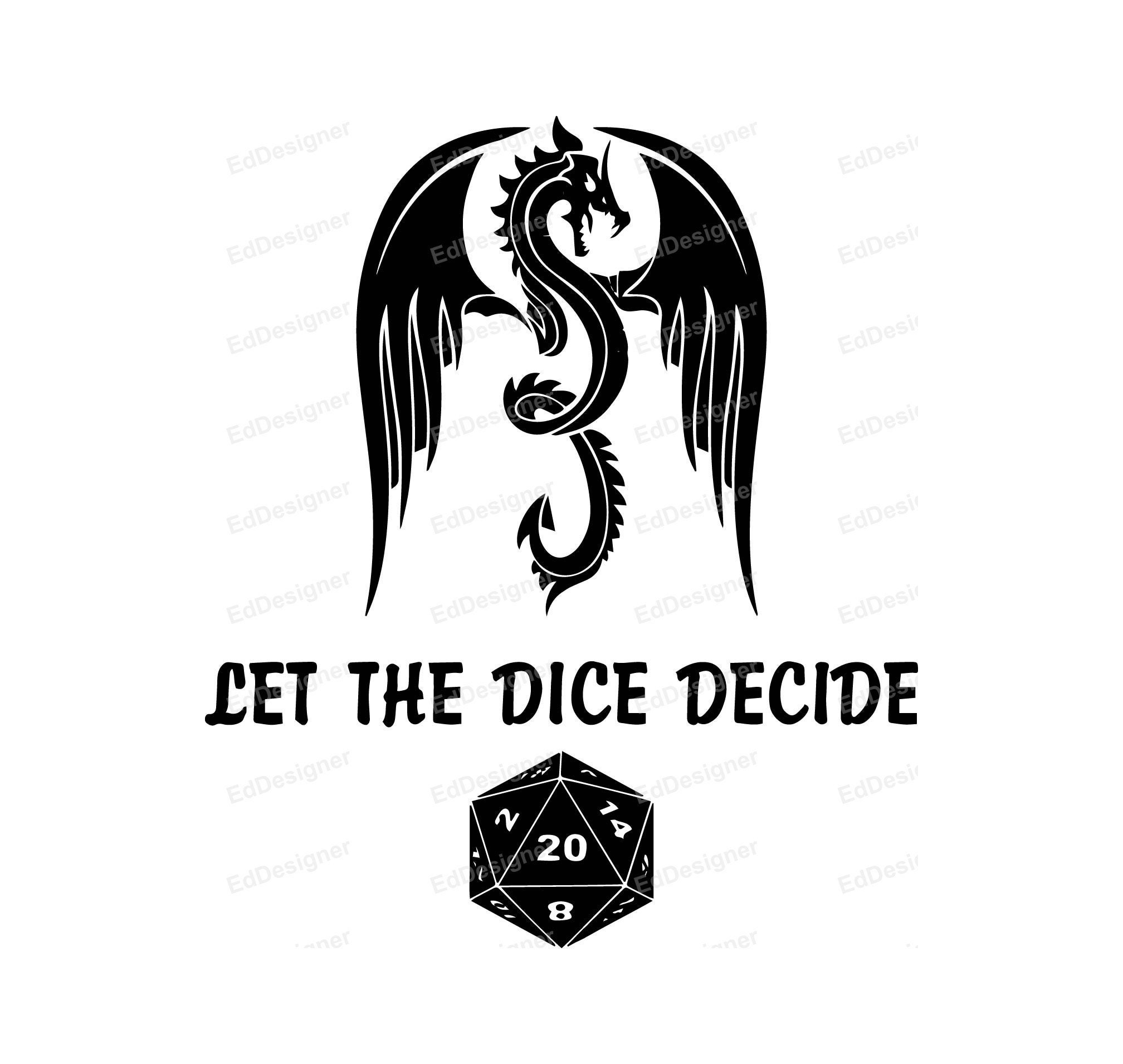 Dnd Logo, Dungeons & Dragons Vector, Dungeon Master Dice Design, Dnd ...