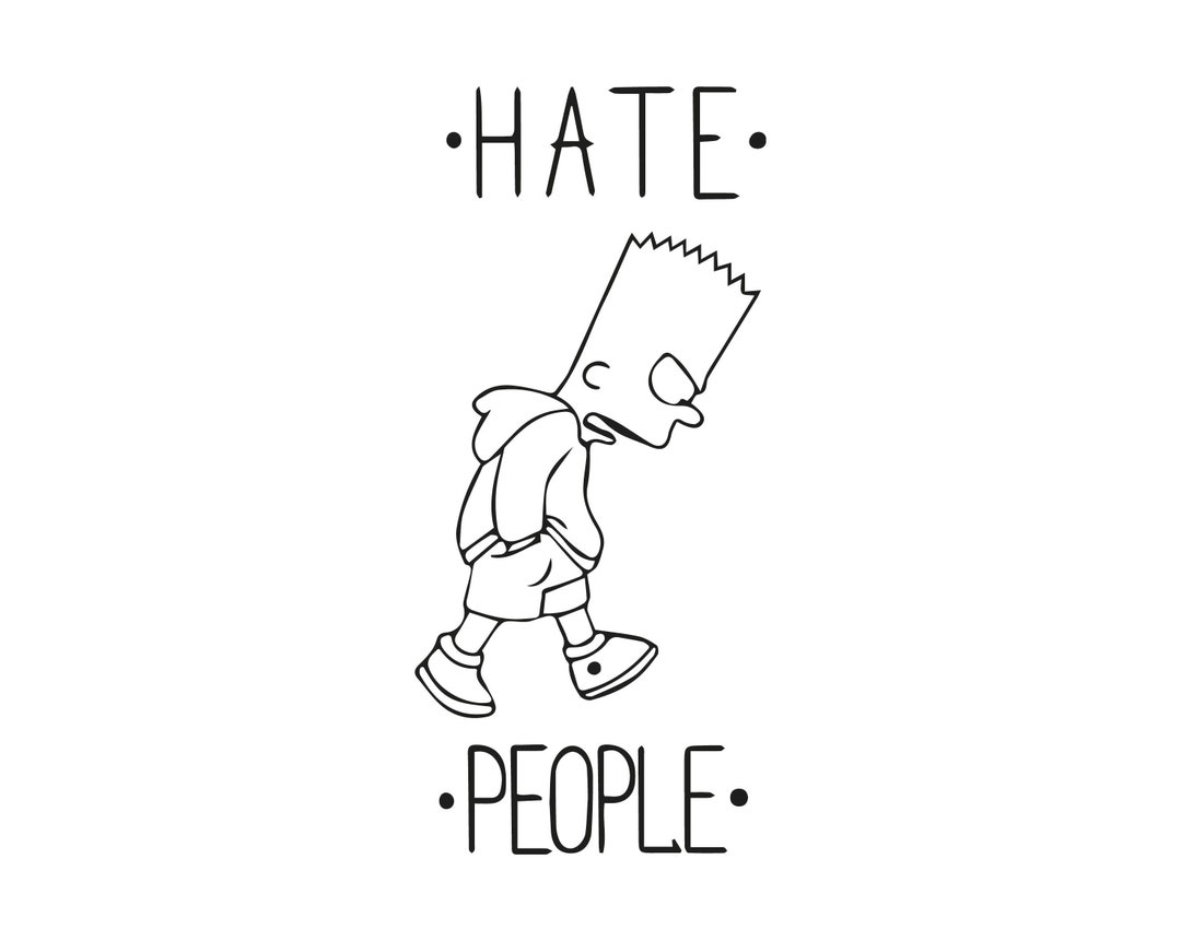 Bart, Vector, Jpeg, Svg, Eps, Dxf, Png - Etsy