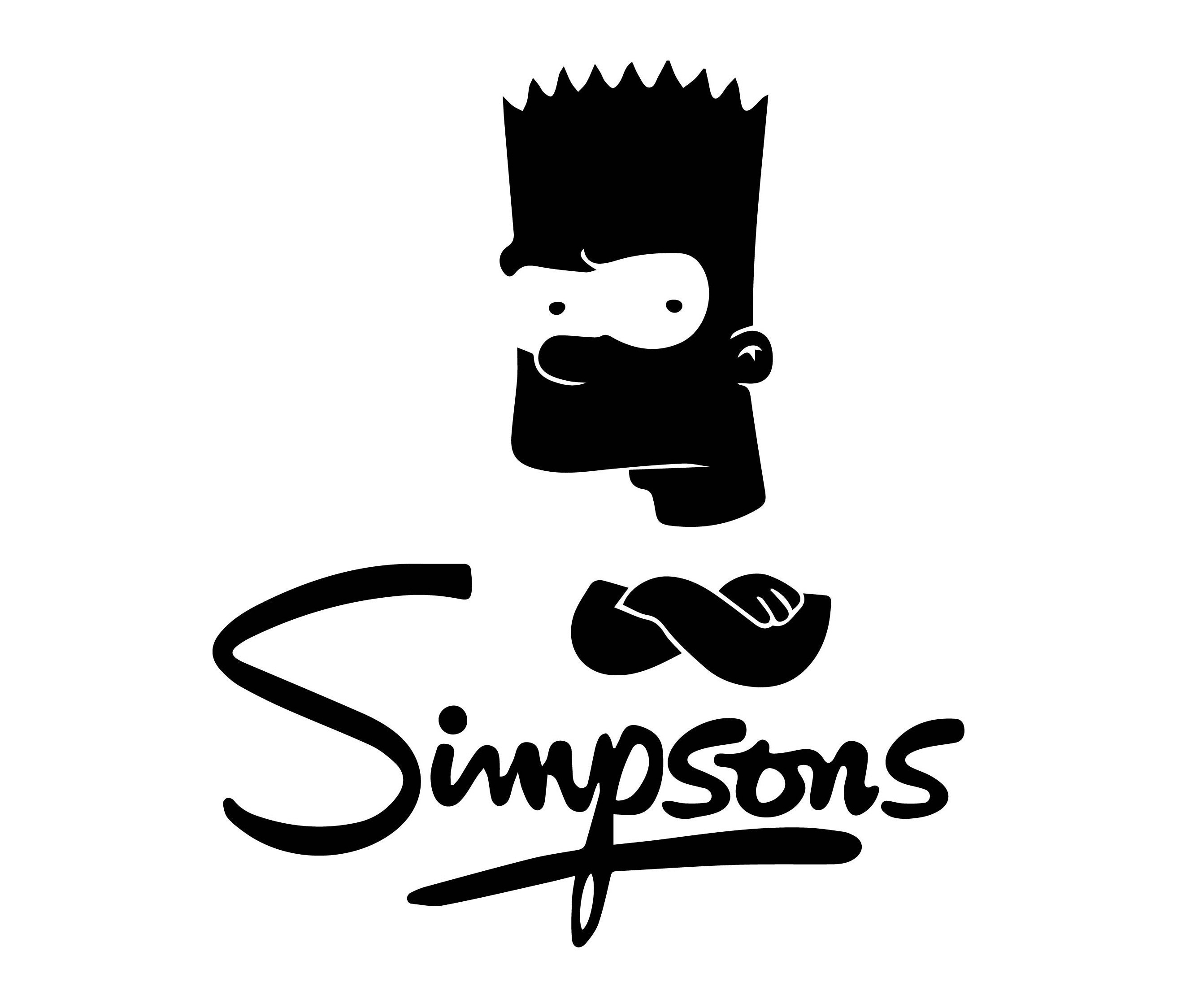 Simpsons Bart Vector Jpeg Svg Eps Dxf Png Etsy
