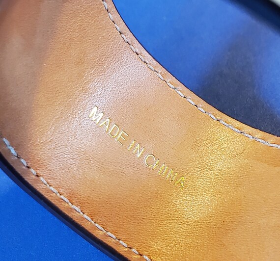 COACH Leather Turnlock Cuff Bracelet Wide White Brass… - Gem