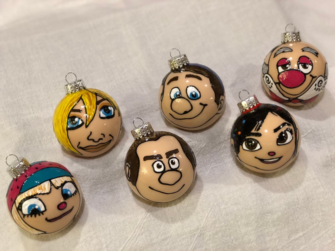 Wreck It Ralph Ralph Breaks the Internet Ornaments Ralph Vanellope King ...