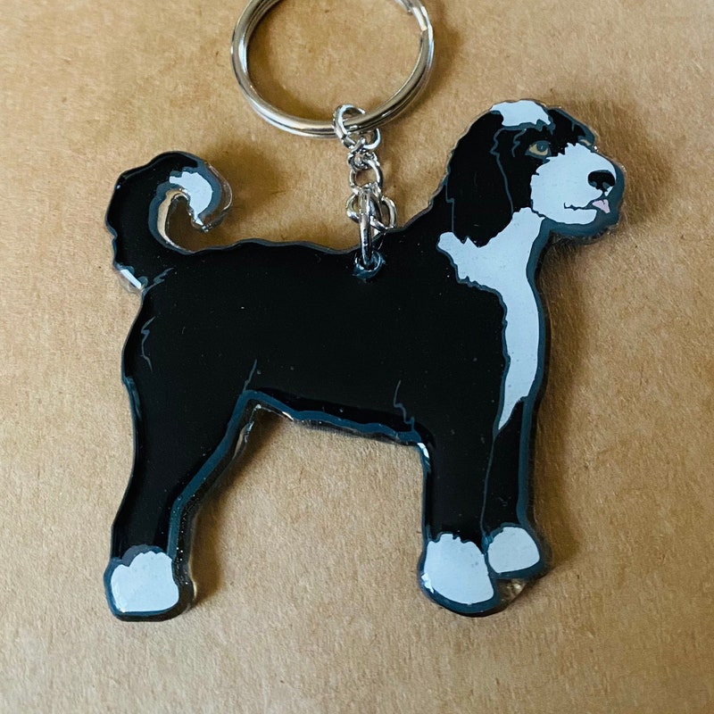 Labradoodle Keychain - Etsy
