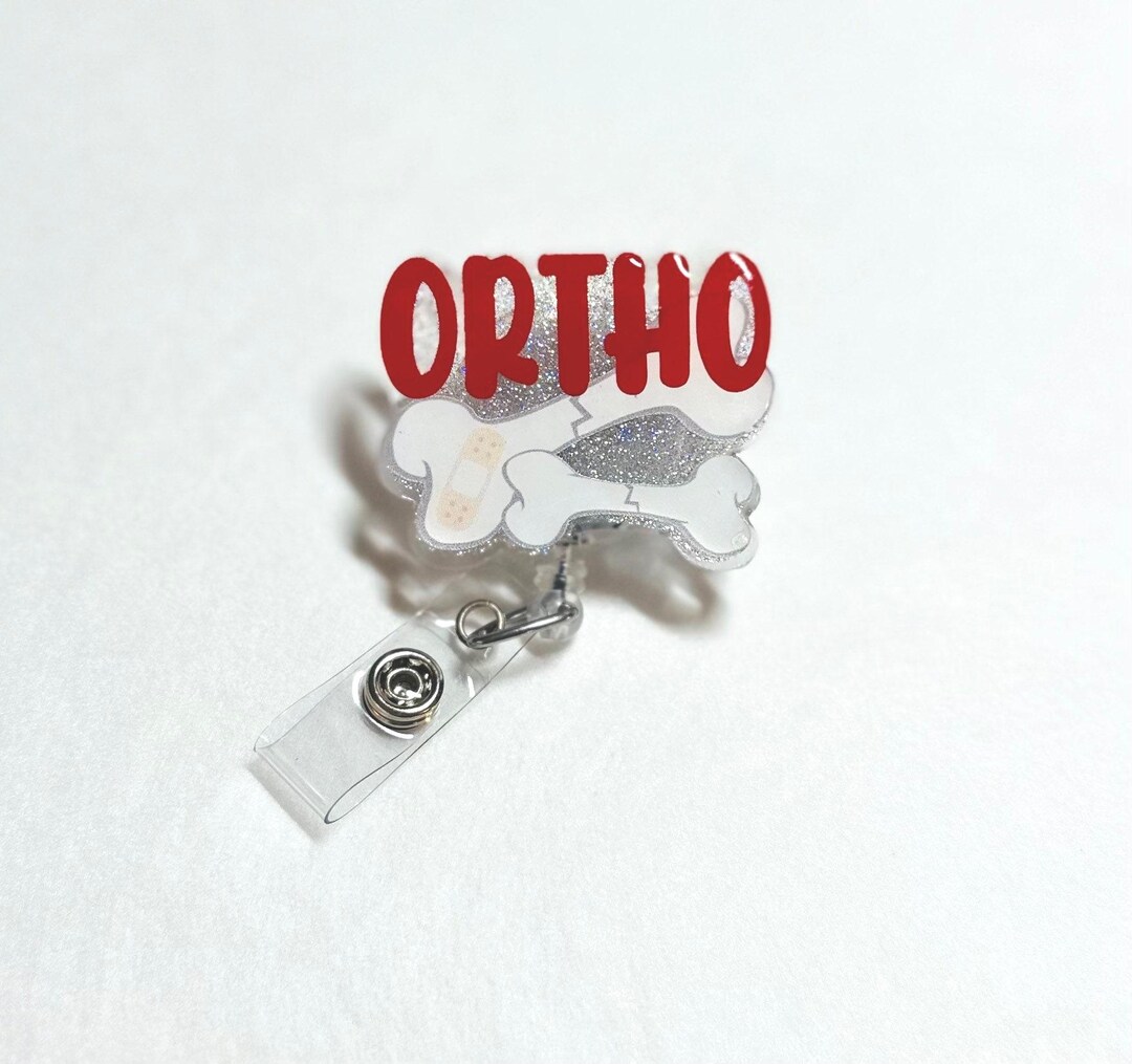 Ortho Badge Reel/ Retractable Badge Reel/custom/badge Reels/orthopedics ...