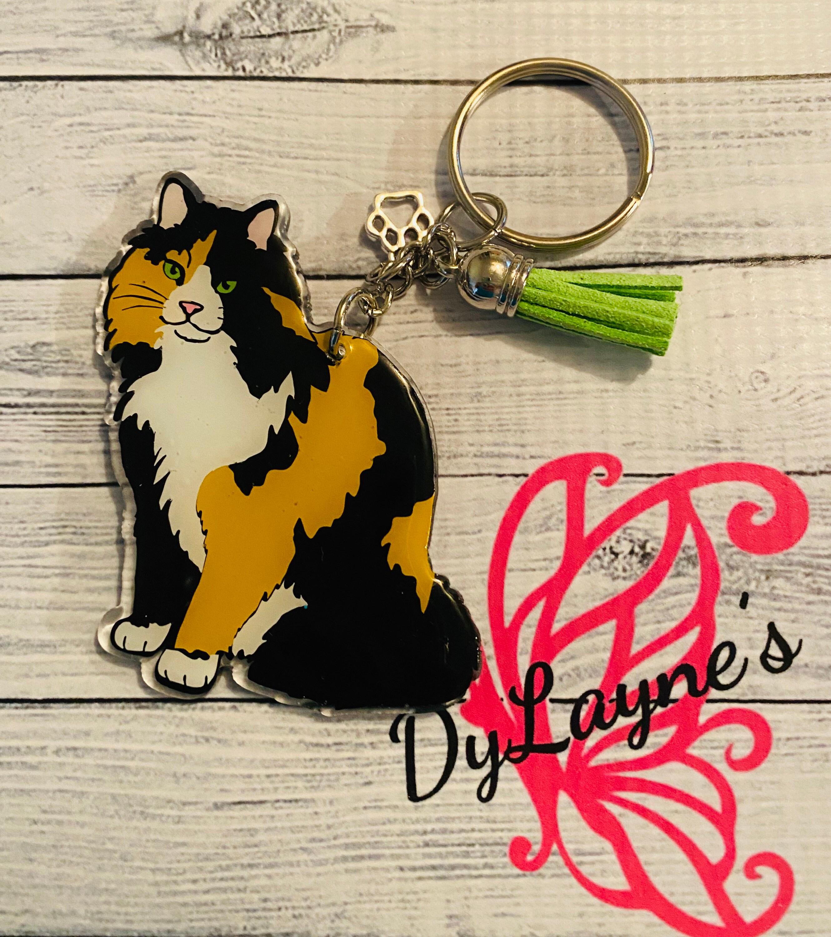 Cats Custom Acrylic Keychain/cat Keychain/custom Long Hair Cat - Etsy UK