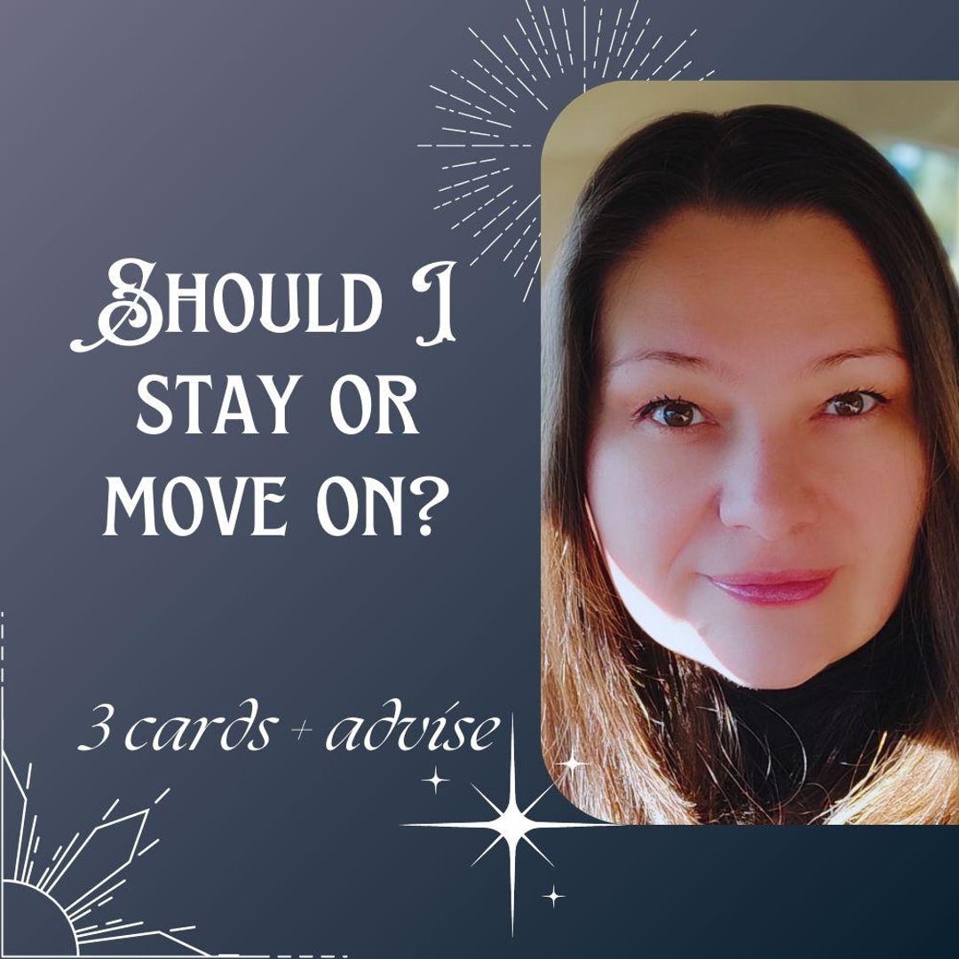 Relationship Stay or Move on Tarot Romance Video/audio No Contact ...