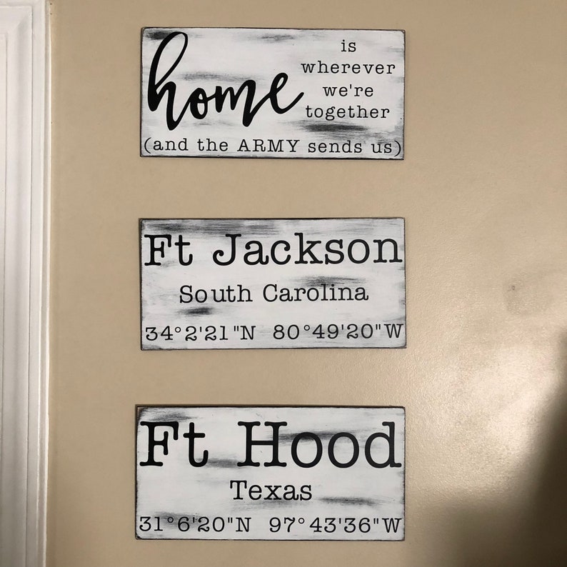 Home Coordinates Sign | Etsy