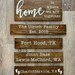 Stained Wood Duty Station Sign Set - Etsy