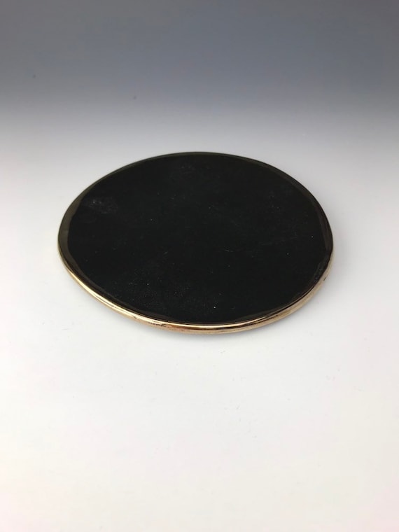 3 Black and Gold Plate - Etsy
