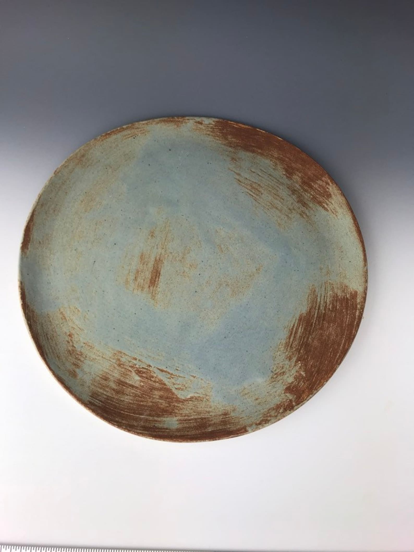 8” Green and Brown Plate - Etsy