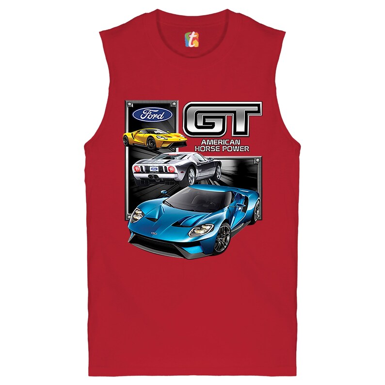 Ford GT American Horse Power Muscle Shirt Sports Race Car - Etsy