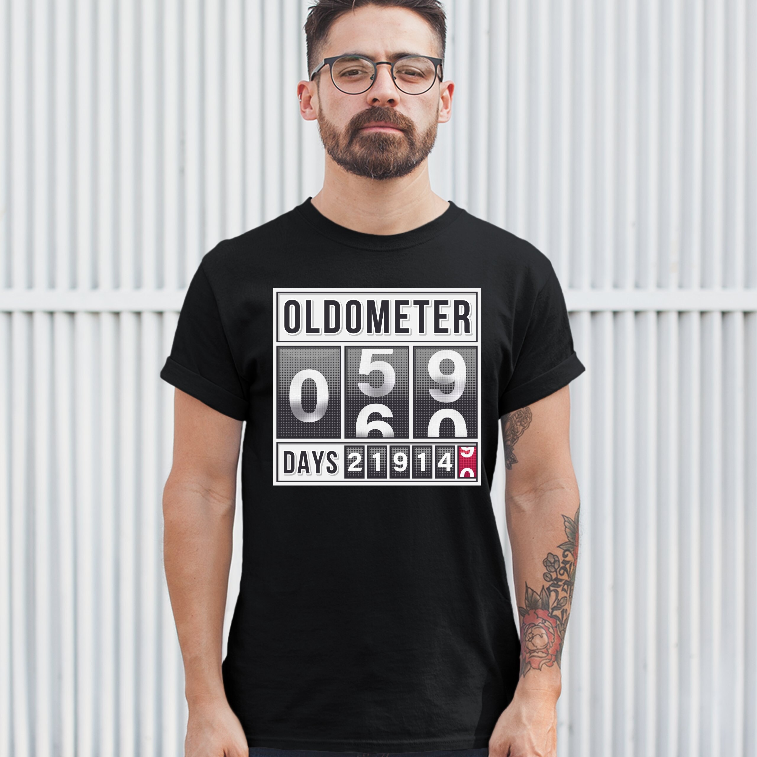 Oldometer 59-60 T-shirt Old Lives Matter Funny 60th | Etsy