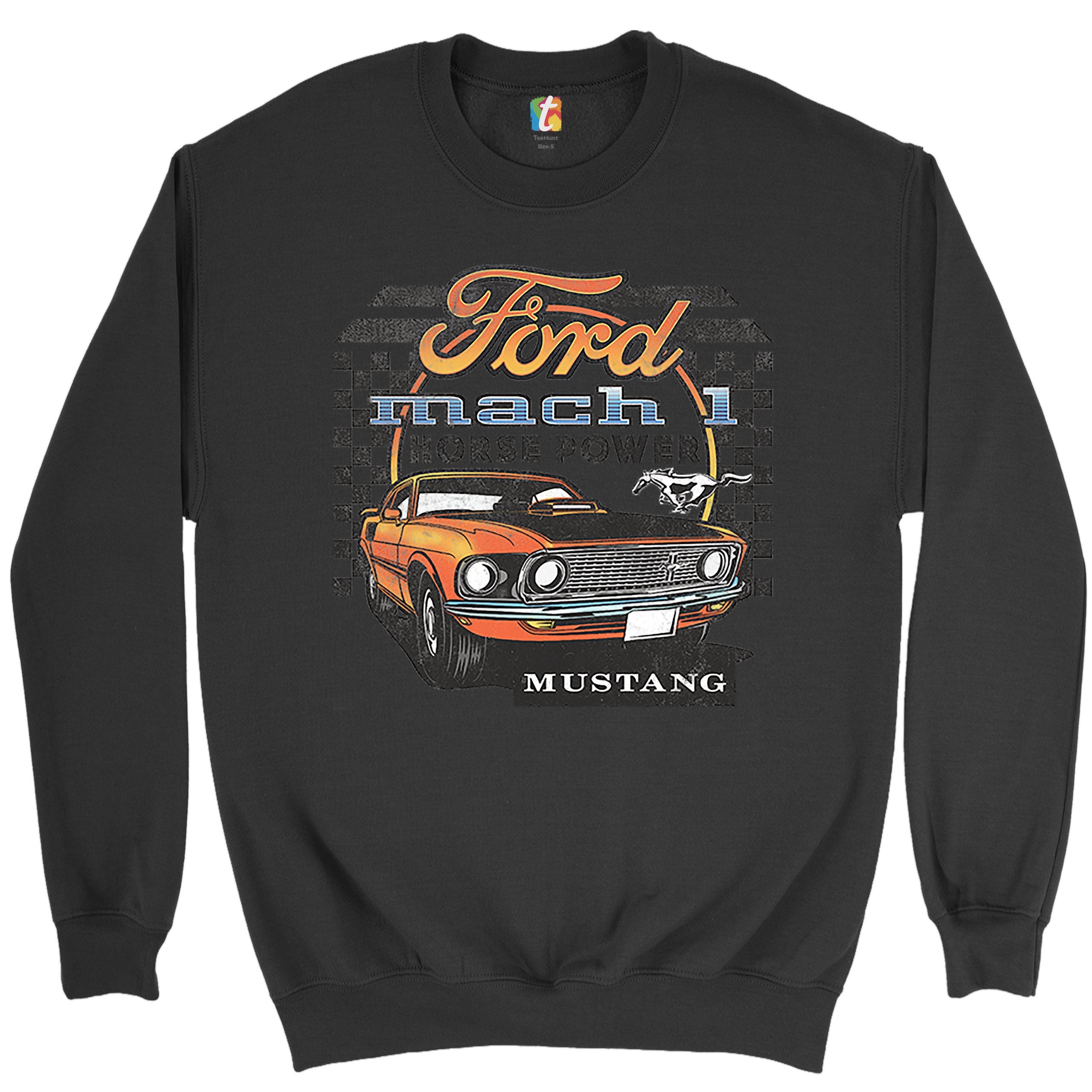 Ford Mustang Mach 1 Sweatshirt Horse Power American Muscle | Etsy