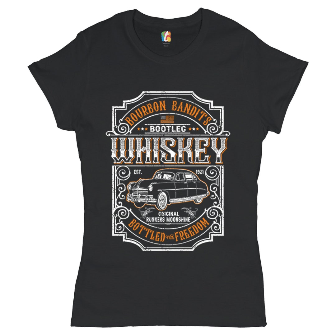 Bourbon Bandit's Bootleg Whiskey T-shirt Original Runners - Etsy