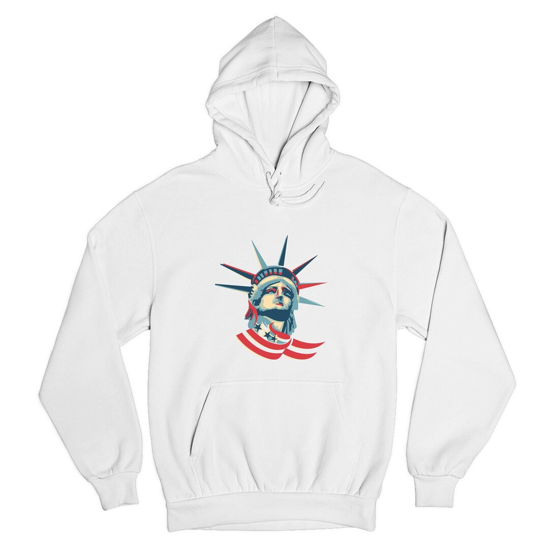 Statue of Liberty Sweatshirt 4th of July Stars and Stripes Independence ...