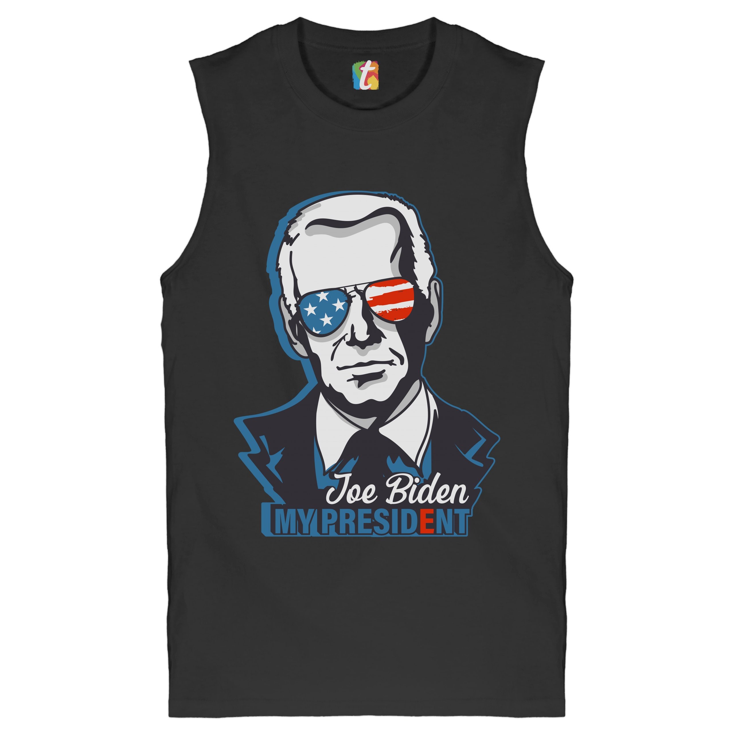 Joe Biden My President Muscle Shirt Democrat Liberal Stars and | Etsy