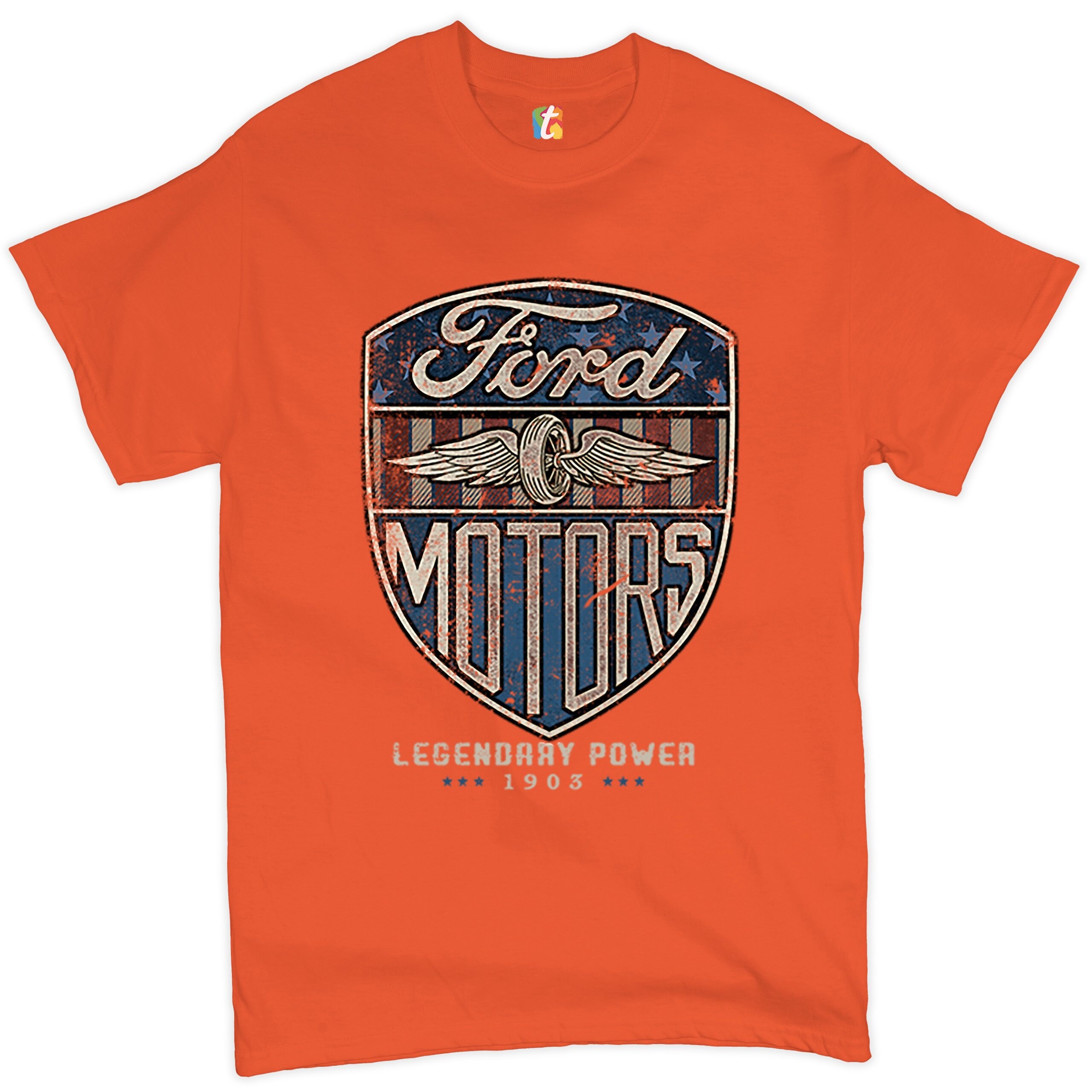 Ford Motors Legendary Power T-shirt Fomoco, Automotive, American ...