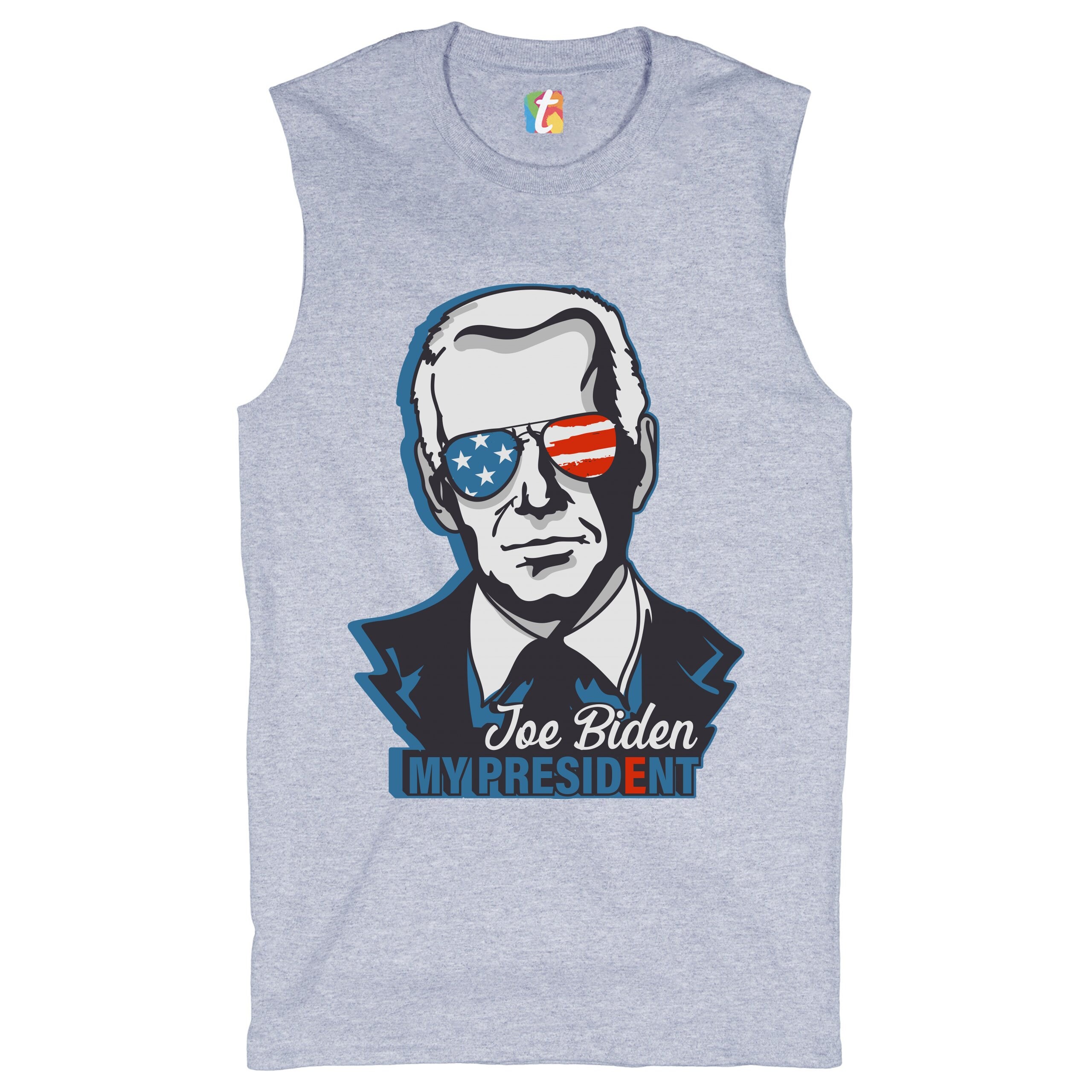 Joe Biden My President Muscle Shirt Democrat Liberal Stars and | Etsy