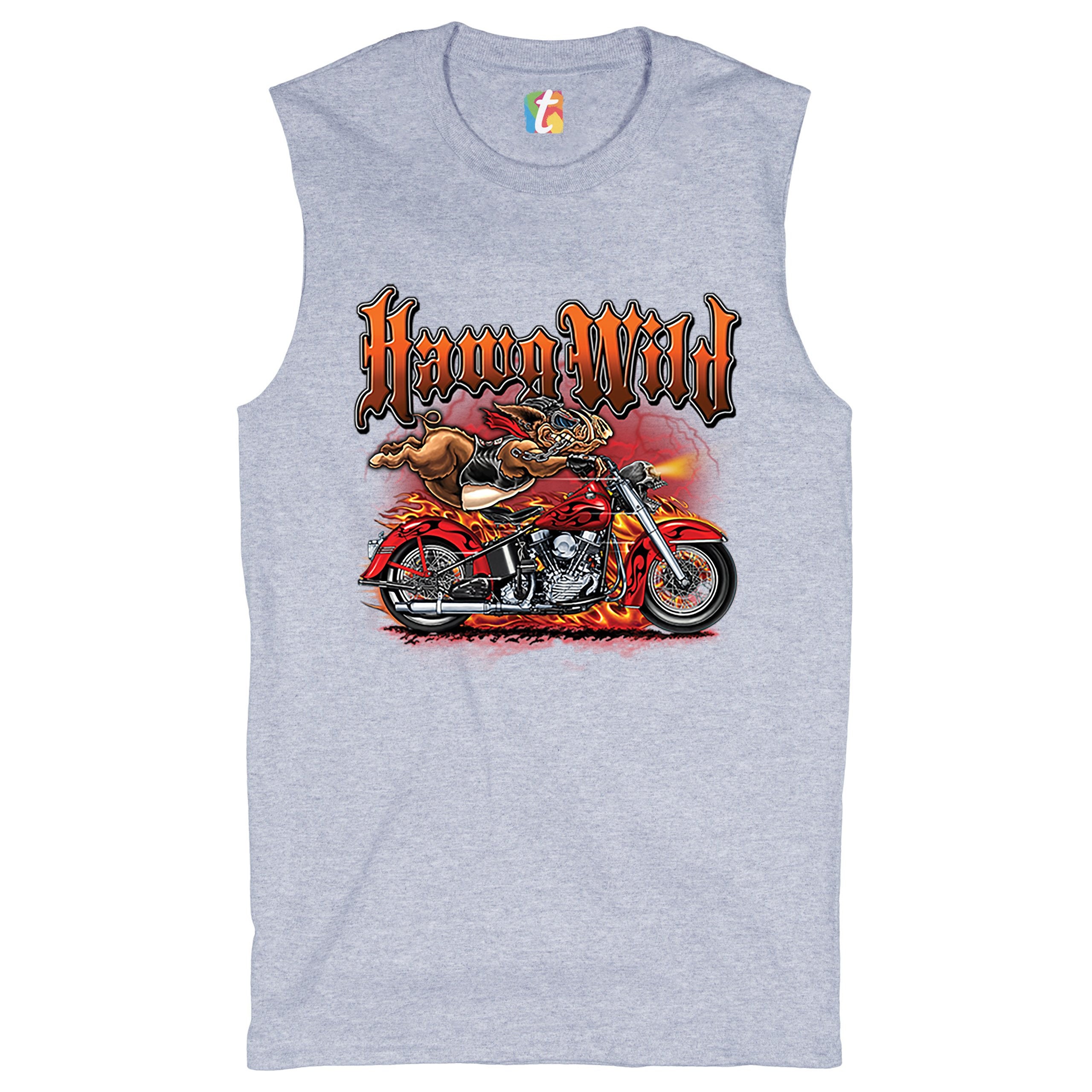 Hawg Wild Muscle Shirt Born to Be Wild Biker Rider - Etsy