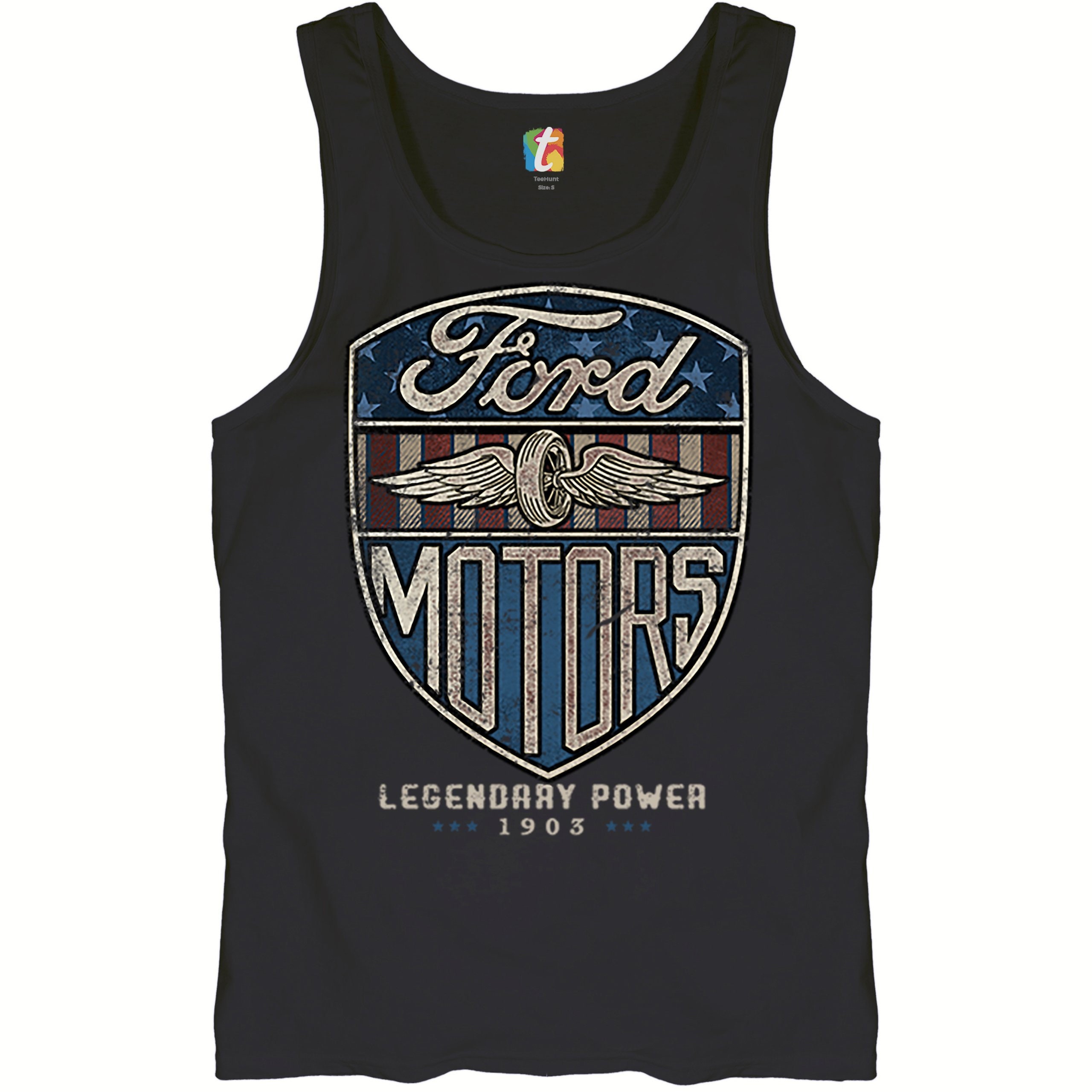 Ford Motors Legendary Power Tank Top Fomoco, Automotive, American ...