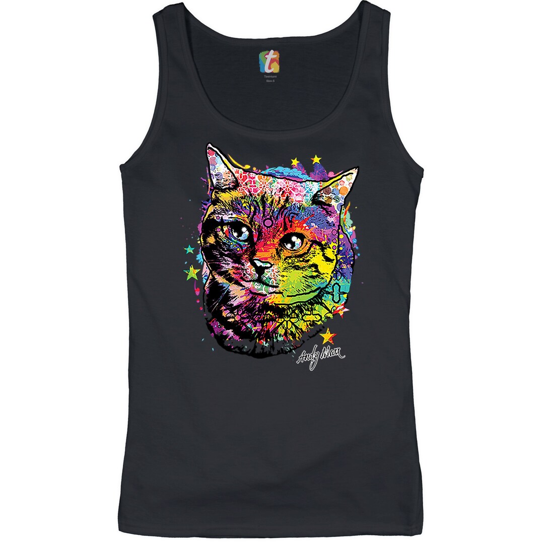 Adorable Kitten Women's Tank Top Neon Kitty, Andy Maxx, Pet Owner ...
