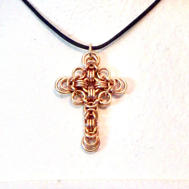 Chainmail Cross - Etsy