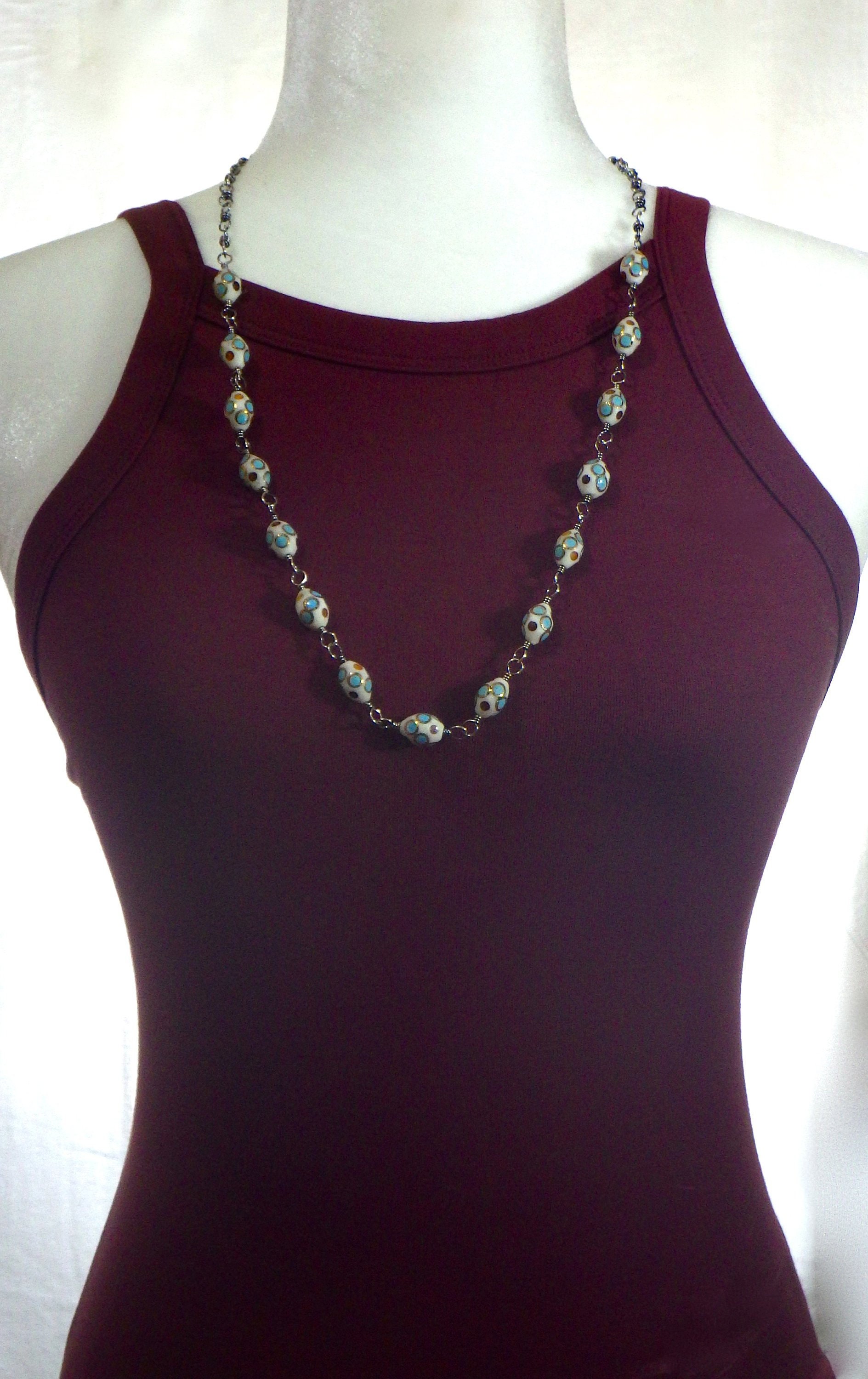 30 Inch Necklace Sterling Silver Adjustable Necklace With - Etsy Denmark