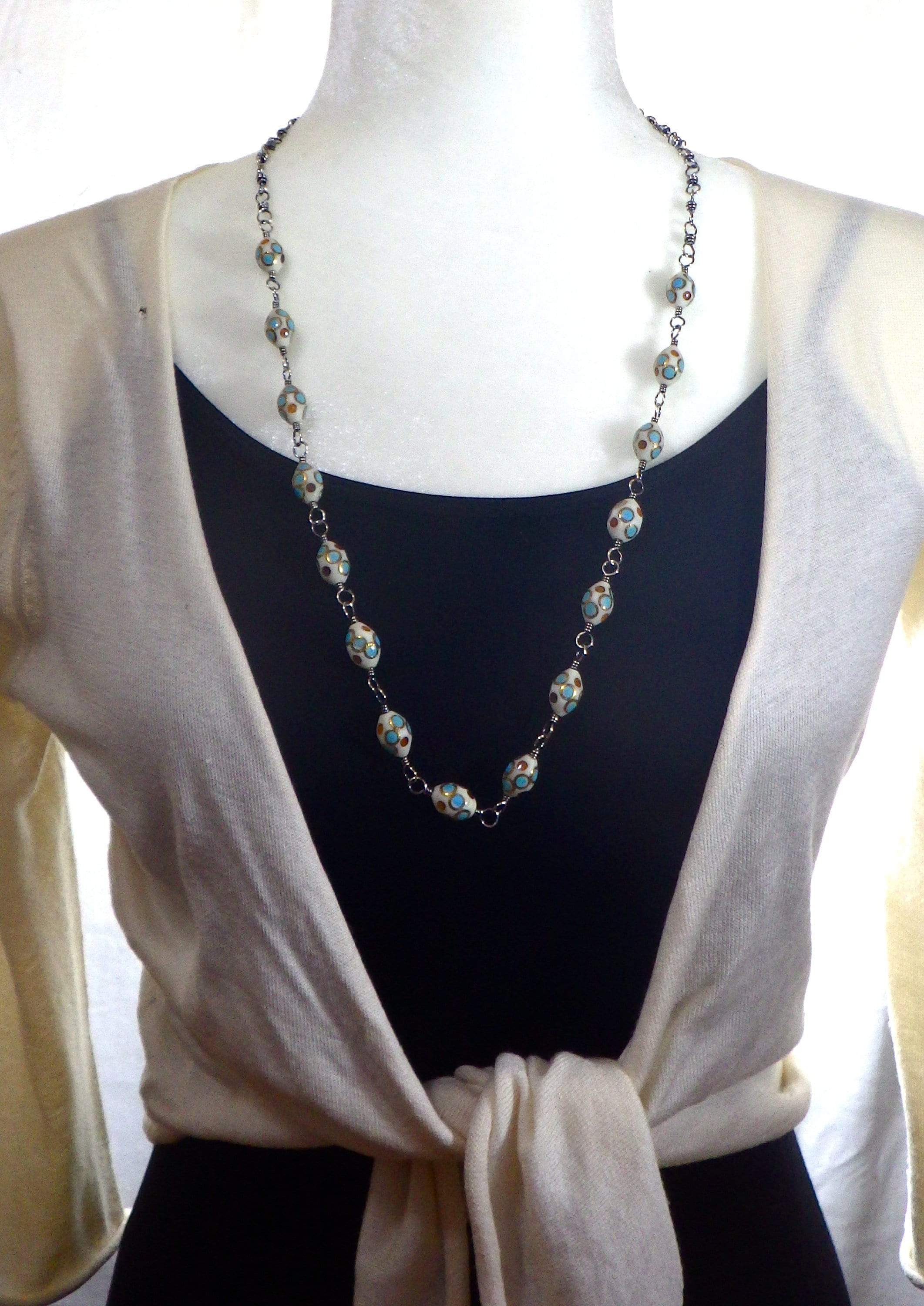 30 Inch Necklace Sterling Silver Adjustable Necklace With - Etsy Hong Kong