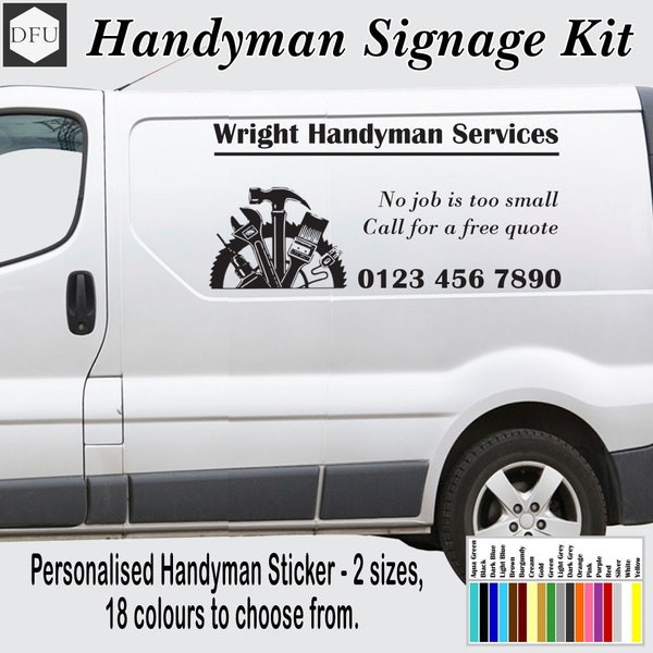 Van Advertising Stickers - Etsy