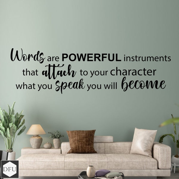 Positive Wall Decal - Etsy