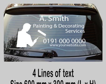 Rear Window Decal - Etsy UK
