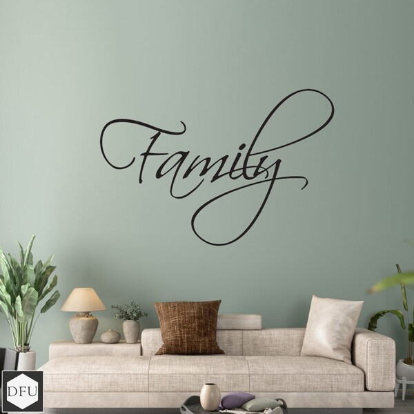 Family Wall Decal - Etsy