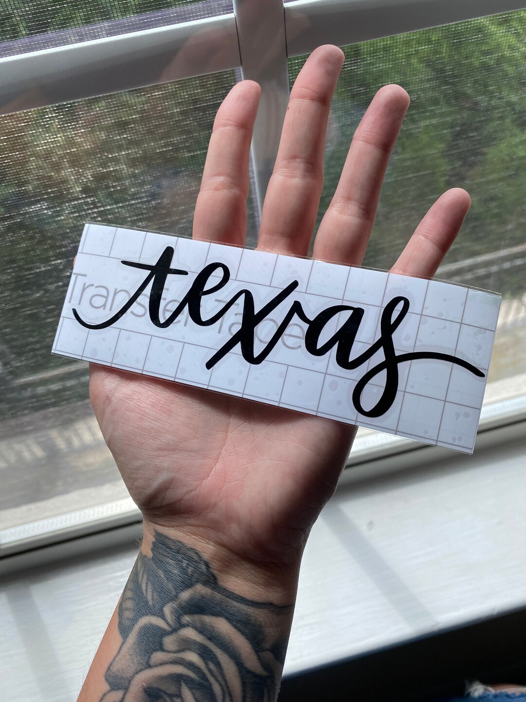 Cursive Texas Decal Multiple Color Options Available - Etsy