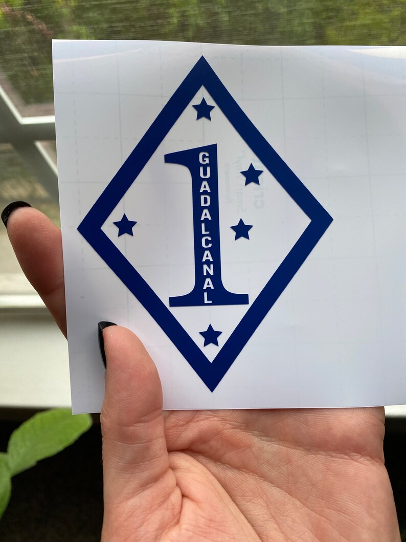 1st Marine Division Logo Decal Multiple Color Options - Etsy