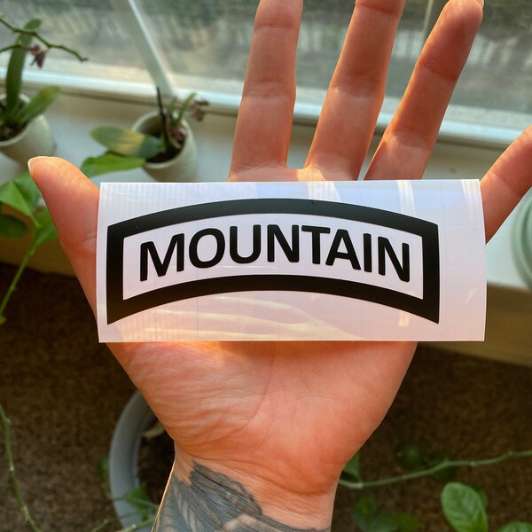 10th Mountain Tab Decal - Etsy