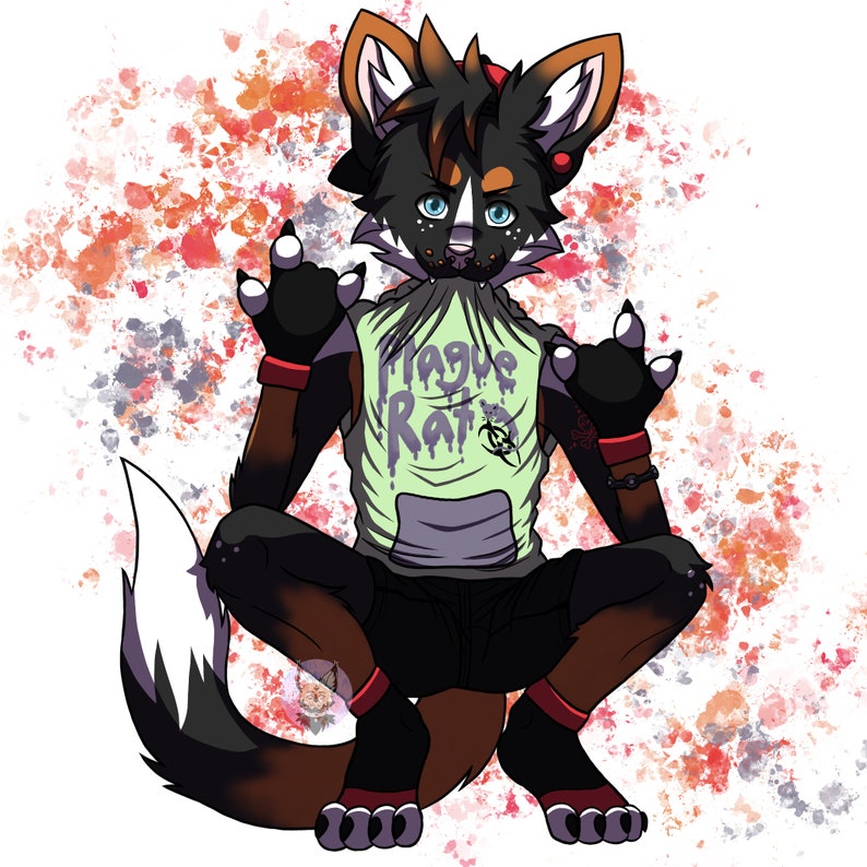 Fullbody Fursona W/ Background - Etsy
