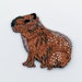 Iron-on Capybara Patch/nature Animal Badge/capybara Badge/decorative Patch/diy Embroidery ...