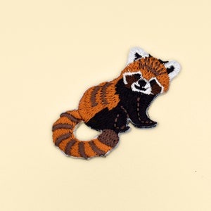 Iron-on Red Panda Patch/nature Animal Badge/redpanda - Etsy
