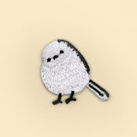 Cute Crow Adhesive Patch Sew on Statement Bag Jacket Coat Hand Made ...